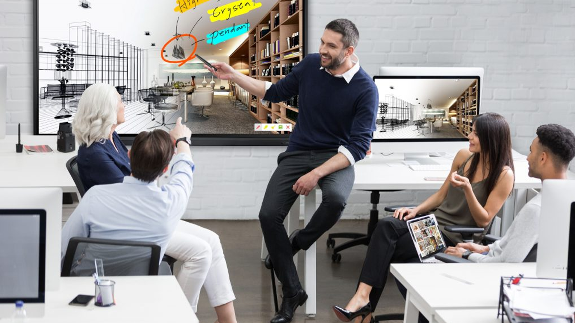 10 Reasons Why Modern Offices Prefer Interactive Flat Panel Displays ...